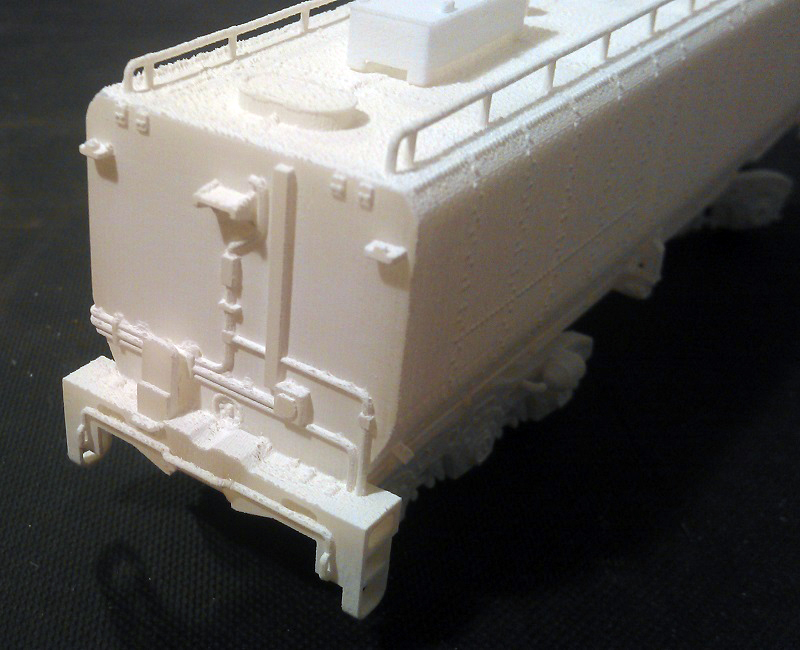 Drawing a HO Scale Union Pacific Water Tender Part 2 | James' Train Parts