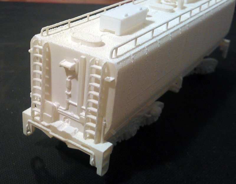 Drawing a HO Scale Union Pacific Water Tender Part 2 | James' Train Parts