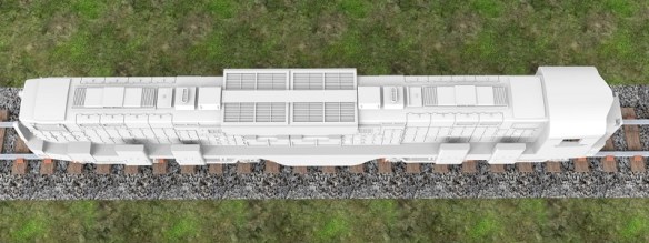 Drawing an Alco C-855 for N Scale Part 1 | James' Train Parts