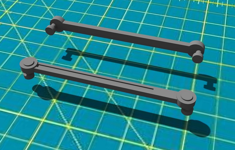 MRC/Rowa 2-8-4 Berkshire Replacement Eccentric Rods | James' Train Parts