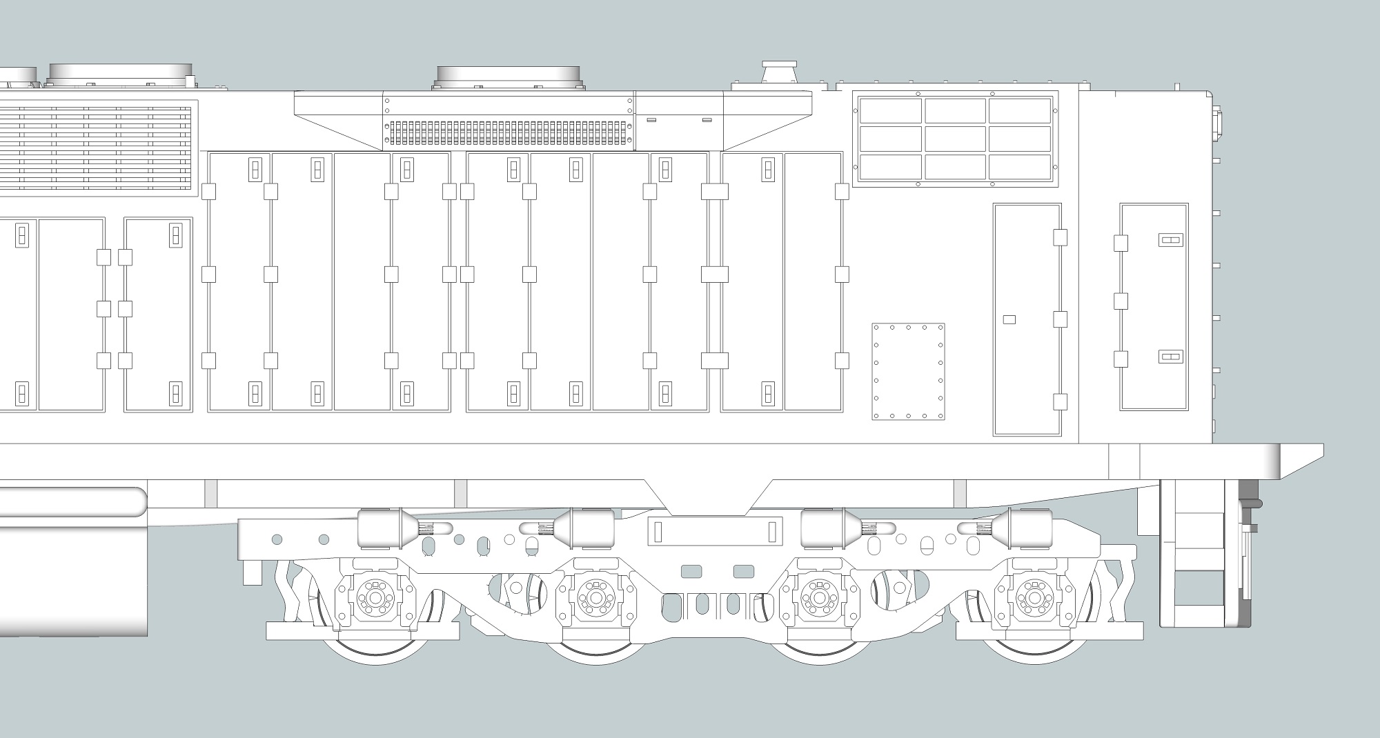 A New Pilot for an N Scale EMD DD35 | James' Train Parts
