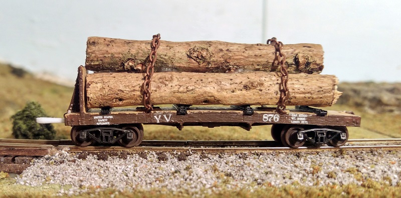 Adding Draw Bars to Yosemite Valley Railroad Log Cars | James' Train Parts