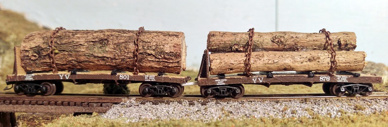 Adding Draw Bars to Yosemite Valley Railroad Log Cars | James' Train Parts