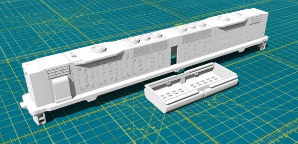 EMD DD35 With Body Mount Couplers – Part 1 | James' Train Parts