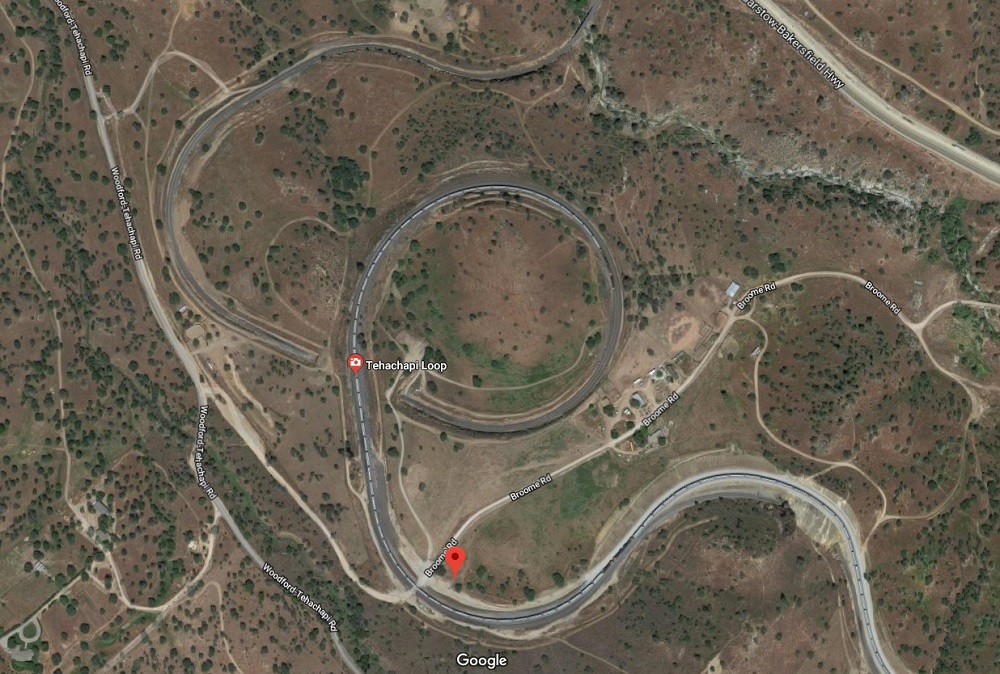 Tehachapi Loop Map | James' Train Parts